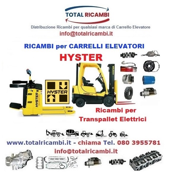 Ricambi Carrelli Elevatori Diesel Hyster Da S2 A S7 Total Ricambi